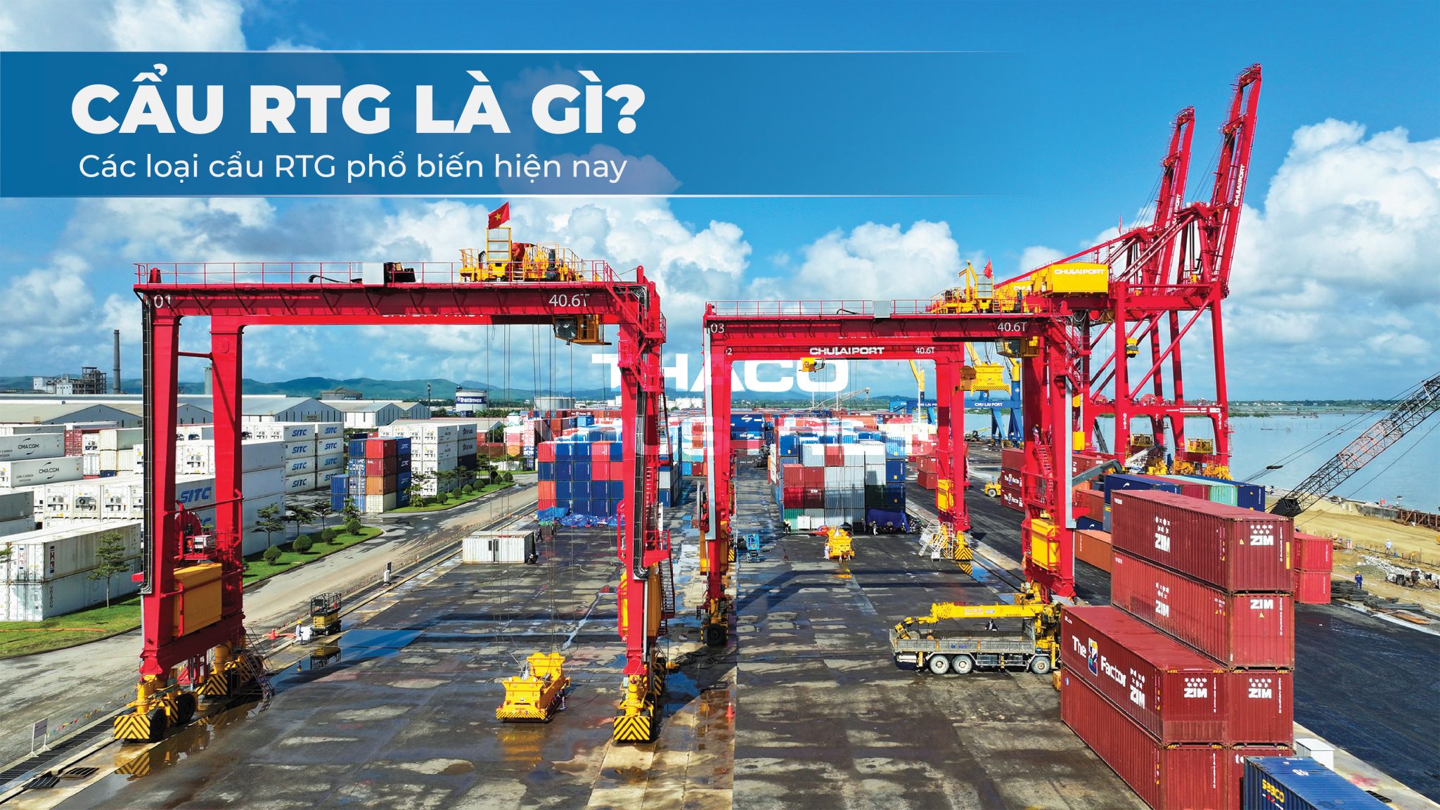 Cẩu RTG là gì? Các loại cẩu RTG phổ biến hiện nay